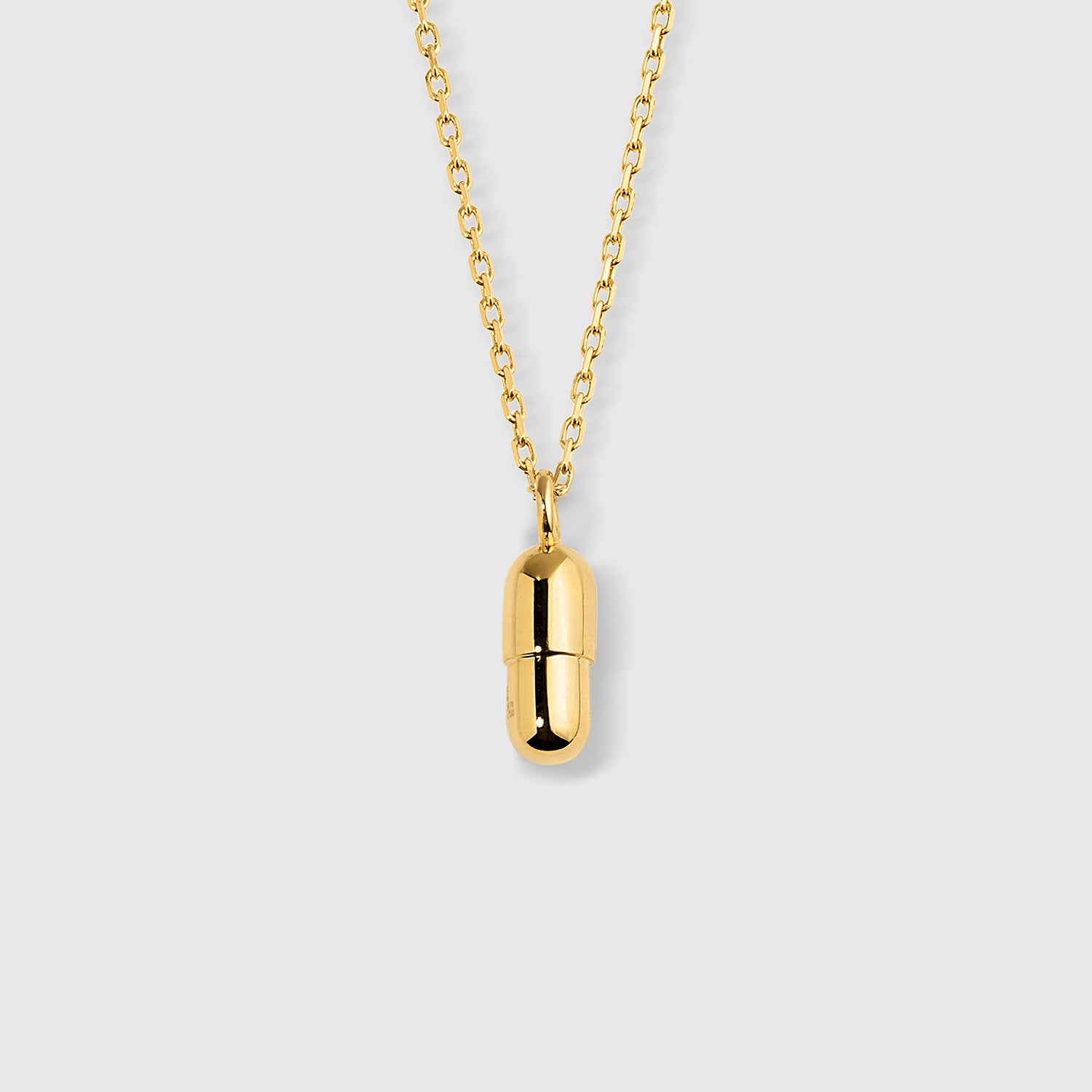 Très Petit Pill Pendant in Yellow Gold – Elior Fine Jewelry